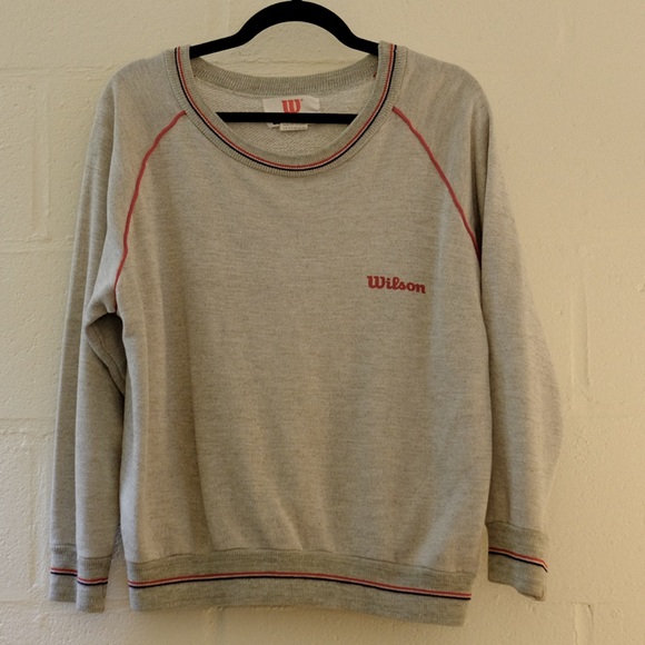 Sweaters | 8s Vintage Wilson Crewneck Sweatshirt | Poshmark